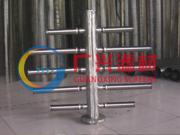 header and hub lateral ,inlet distributor::::haixing wedge wire screen ...
